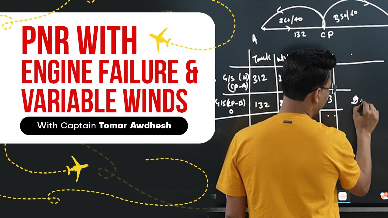 PNR with Engine Failure & Variable Winds - YouTube