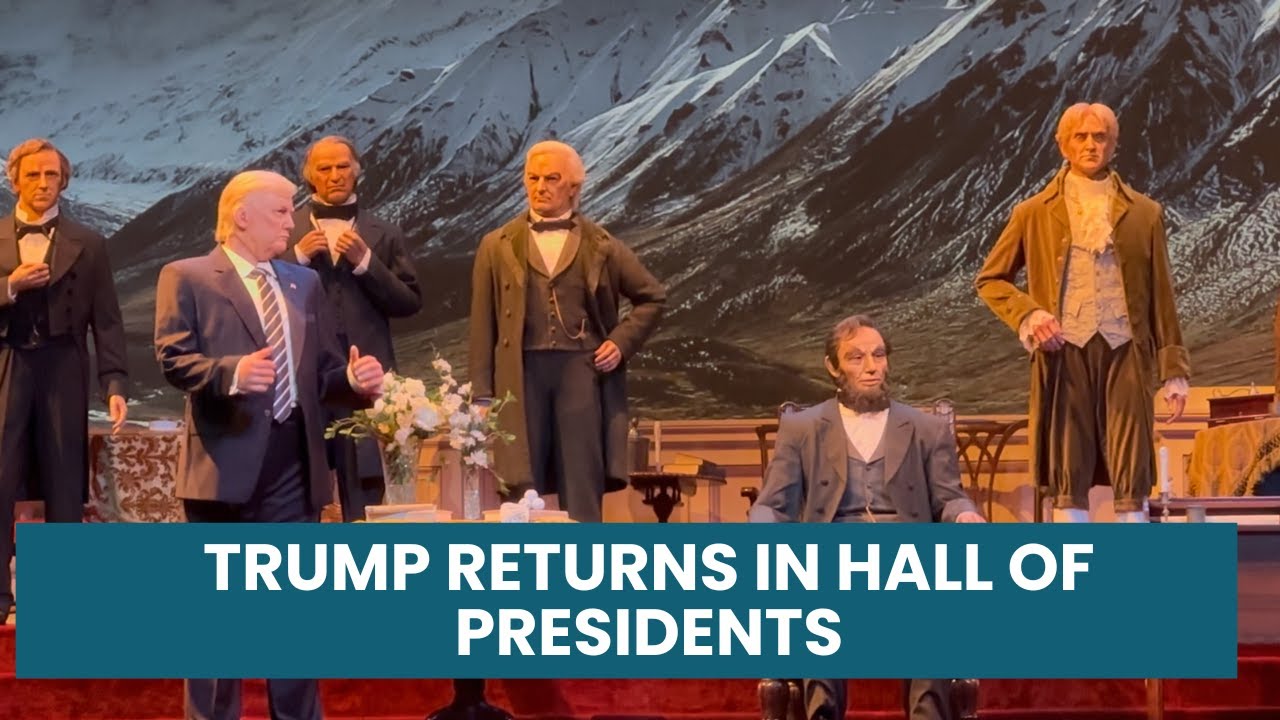 Hall of Presidents Reopens At Magic Kingdom With President Trump ...