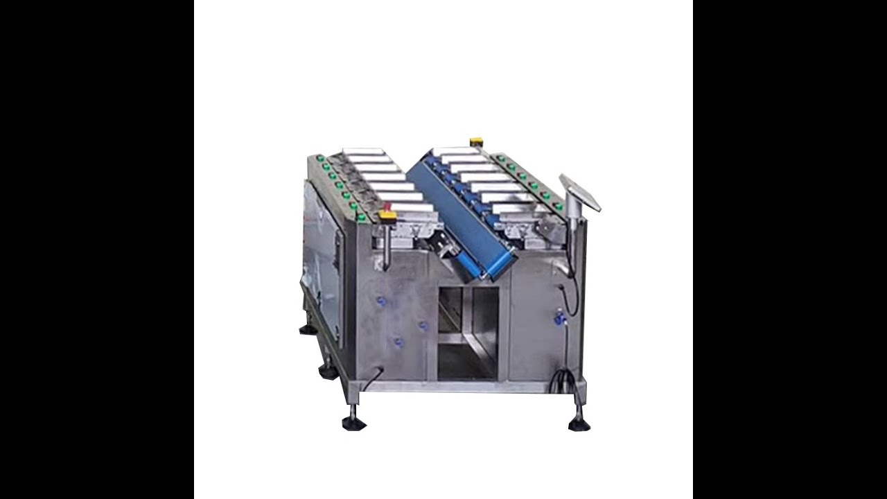 Semi automatic linear combination weigher belt multihead weighing ...