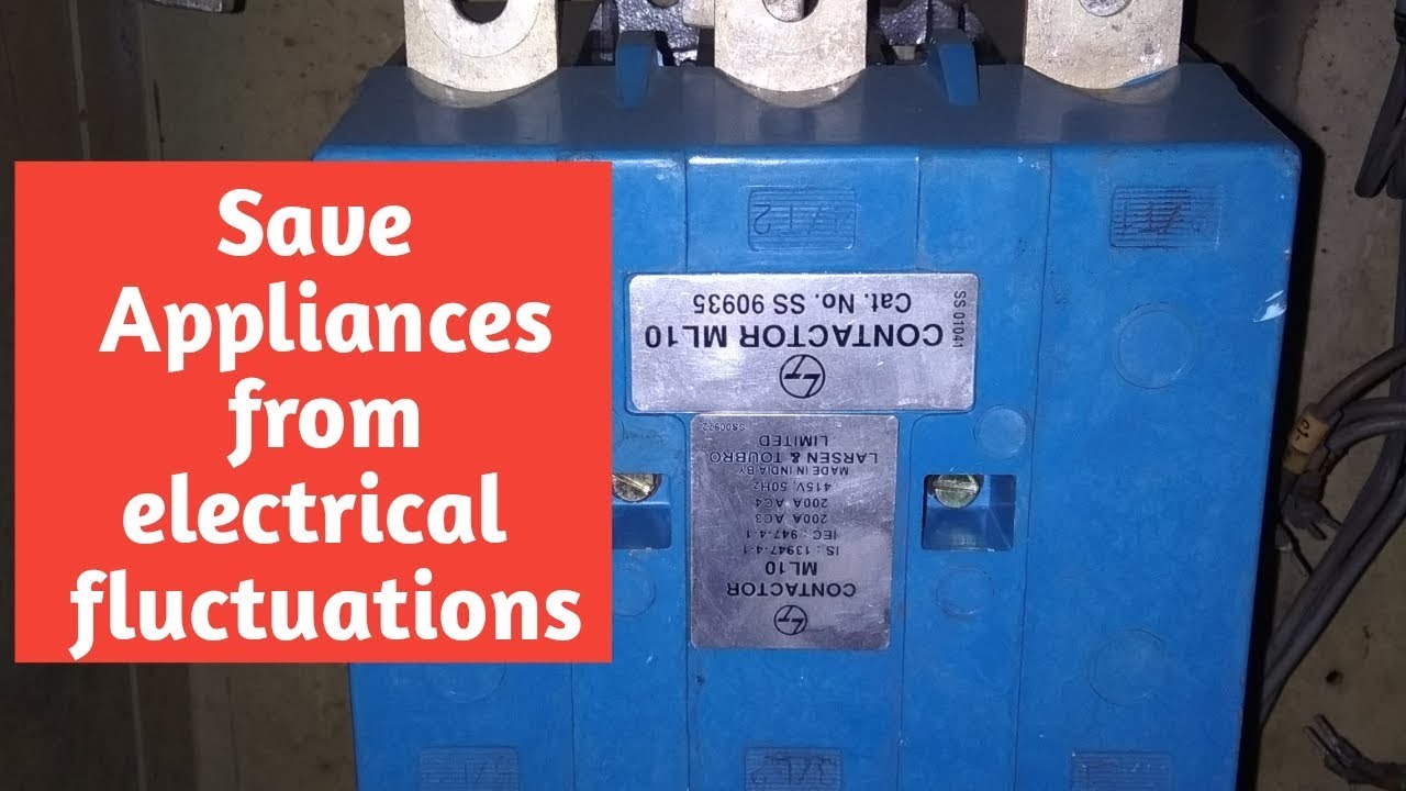 Protect appliances from electrical fluctuations | contactor protection ...