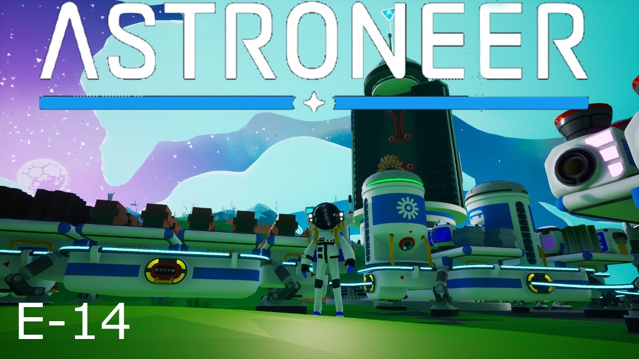 Astroneer E-14, Lithium and Preparing for Glacio Base - YouTube
