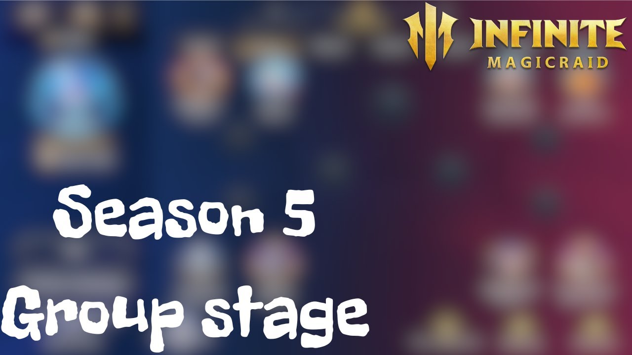 Championship Season 5 Group Stage - YouTube