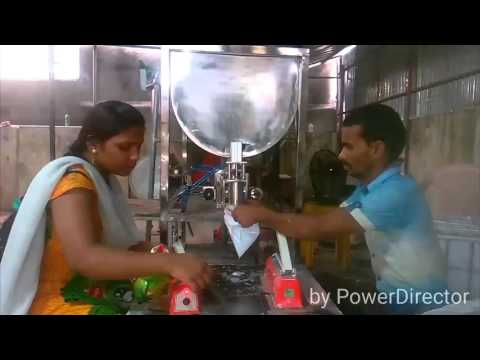 Idly dosa batter packing machines - YouTube