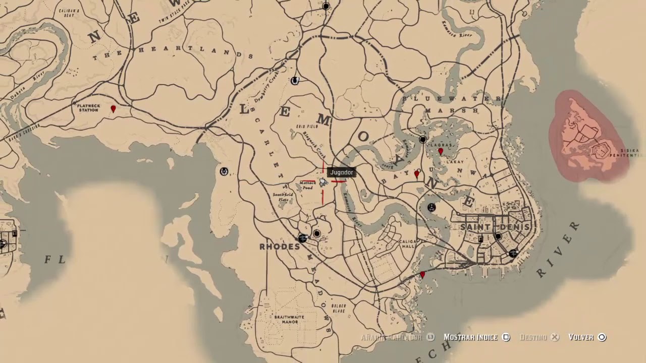 BURRO MATTOCK POND UBICACION LOCALIZACION DE JOHN MARSTON Red Dead ...