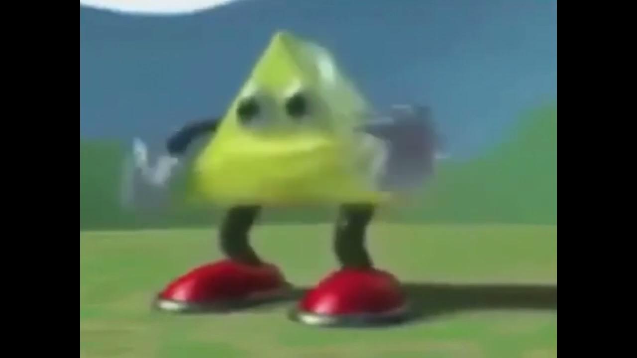 Dancing yellow triangle with 2x speed - YouTube