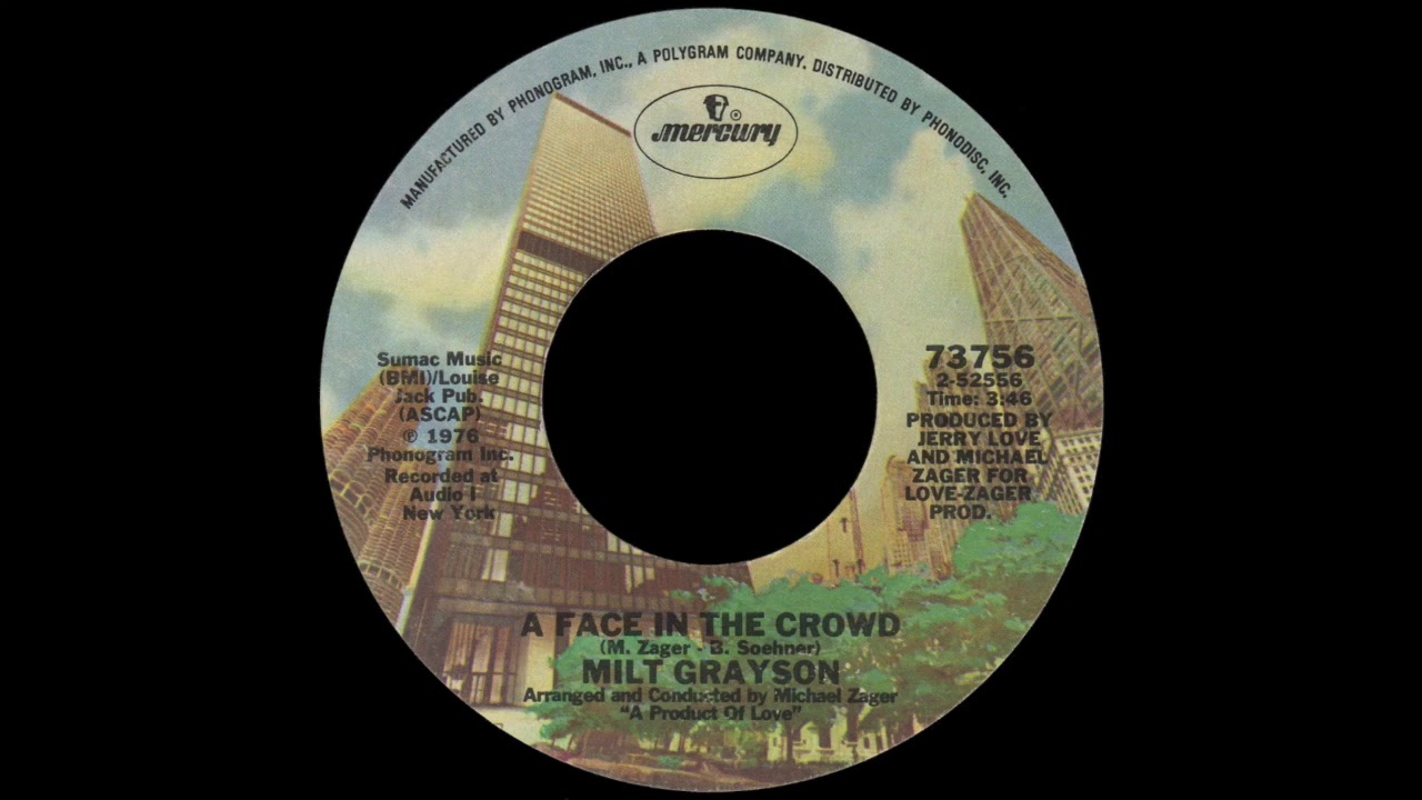 Milt Grayson - A Face In The Crowd - YouTube