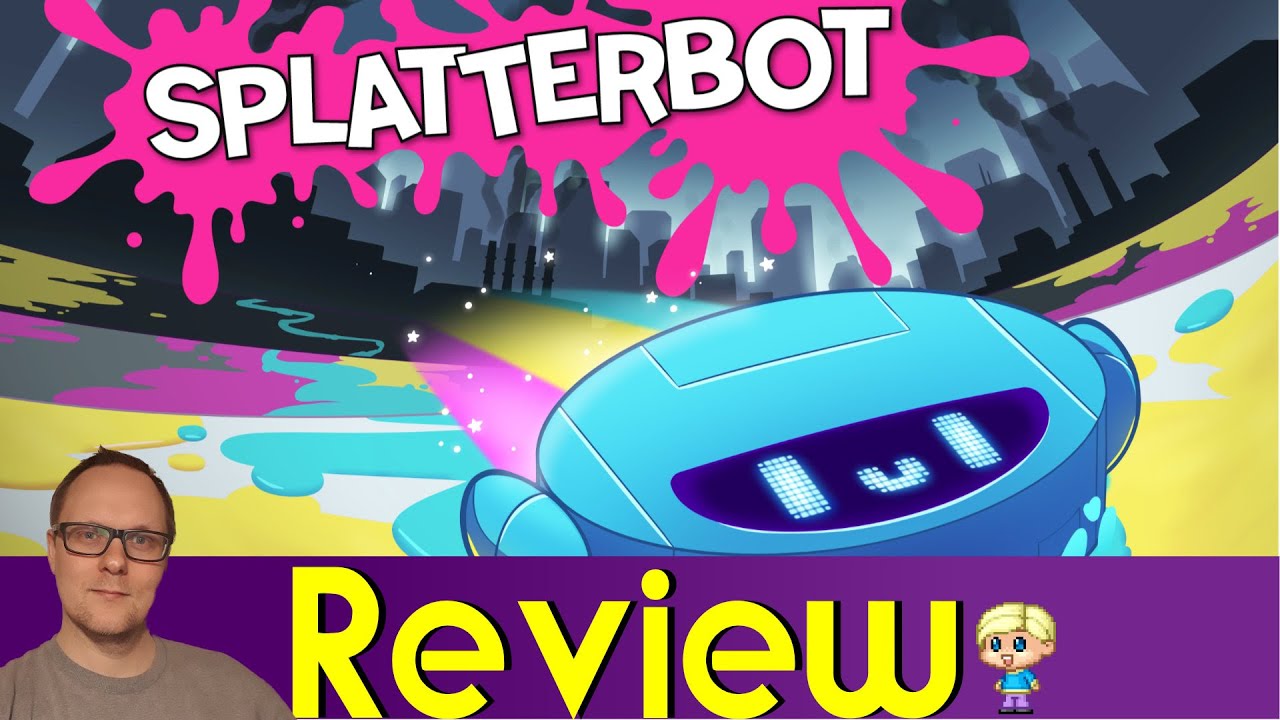 Splatterbot - Review | Paint-Em-Up Arena Battles For 1-4 Players - YouTube