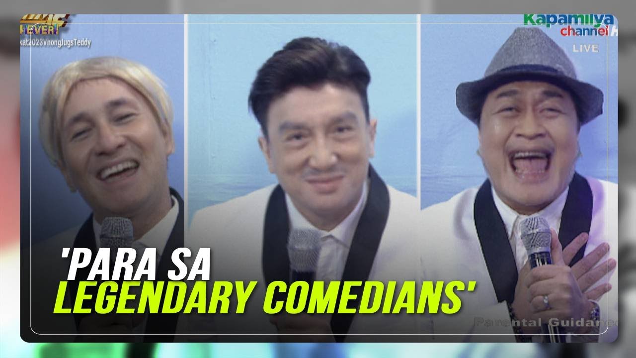'Para sa legendary comedians': Vhong, Jugs, Teddy 'binuhay' ang ilang ...