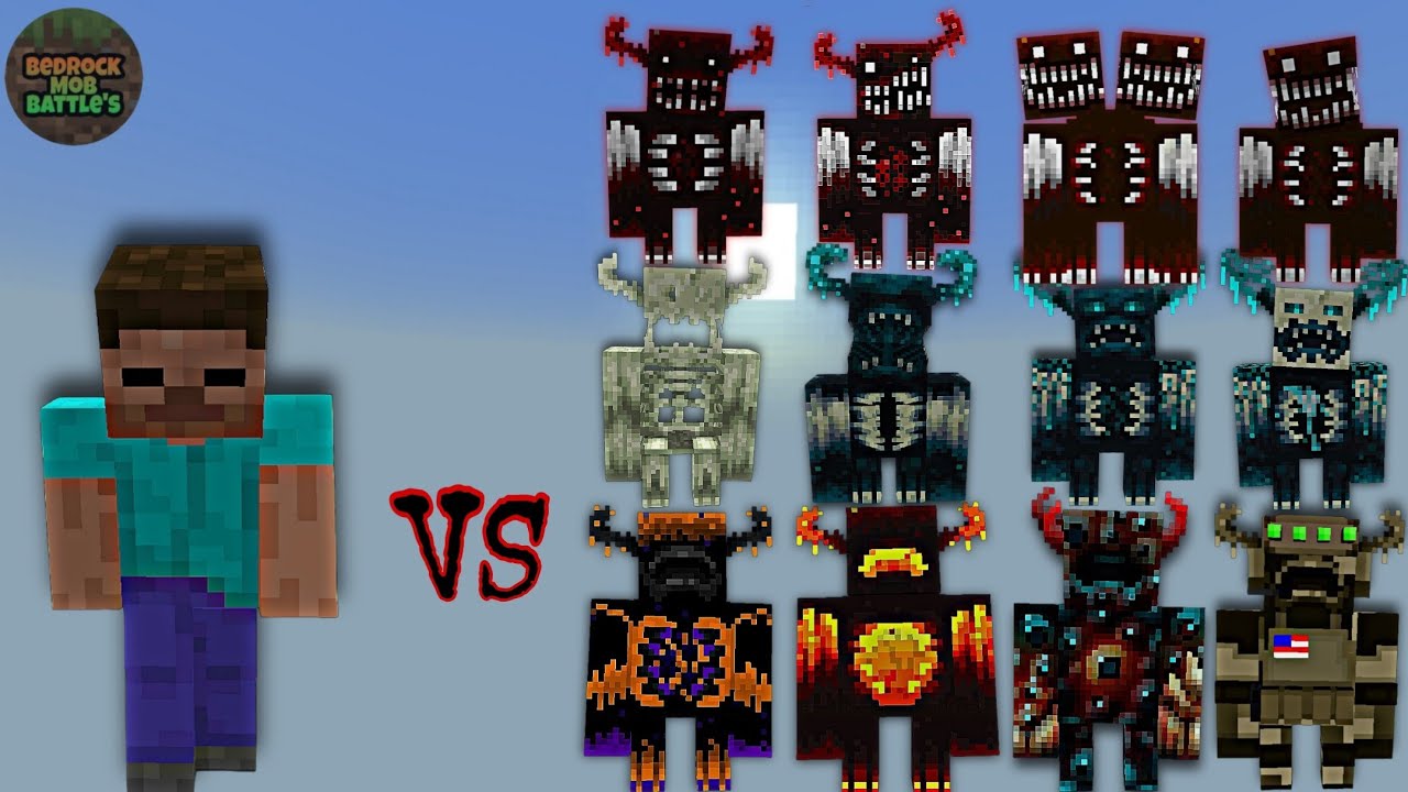That Thing vs Warden Plus (Wardens) | Minecraft Bedrock | MobBattle ...