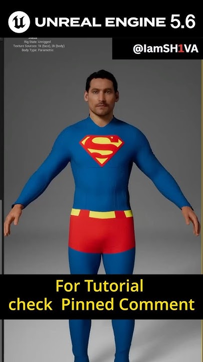 Unreal Engine 5.6 Metahuman Parametric Outfits Resizable Clothes #unrealengine5 #ue5 #metahuman ...