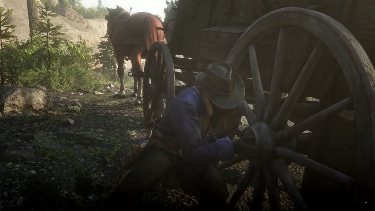 red dead online fixing the wheel moment | Red dead redemption 2 no ...