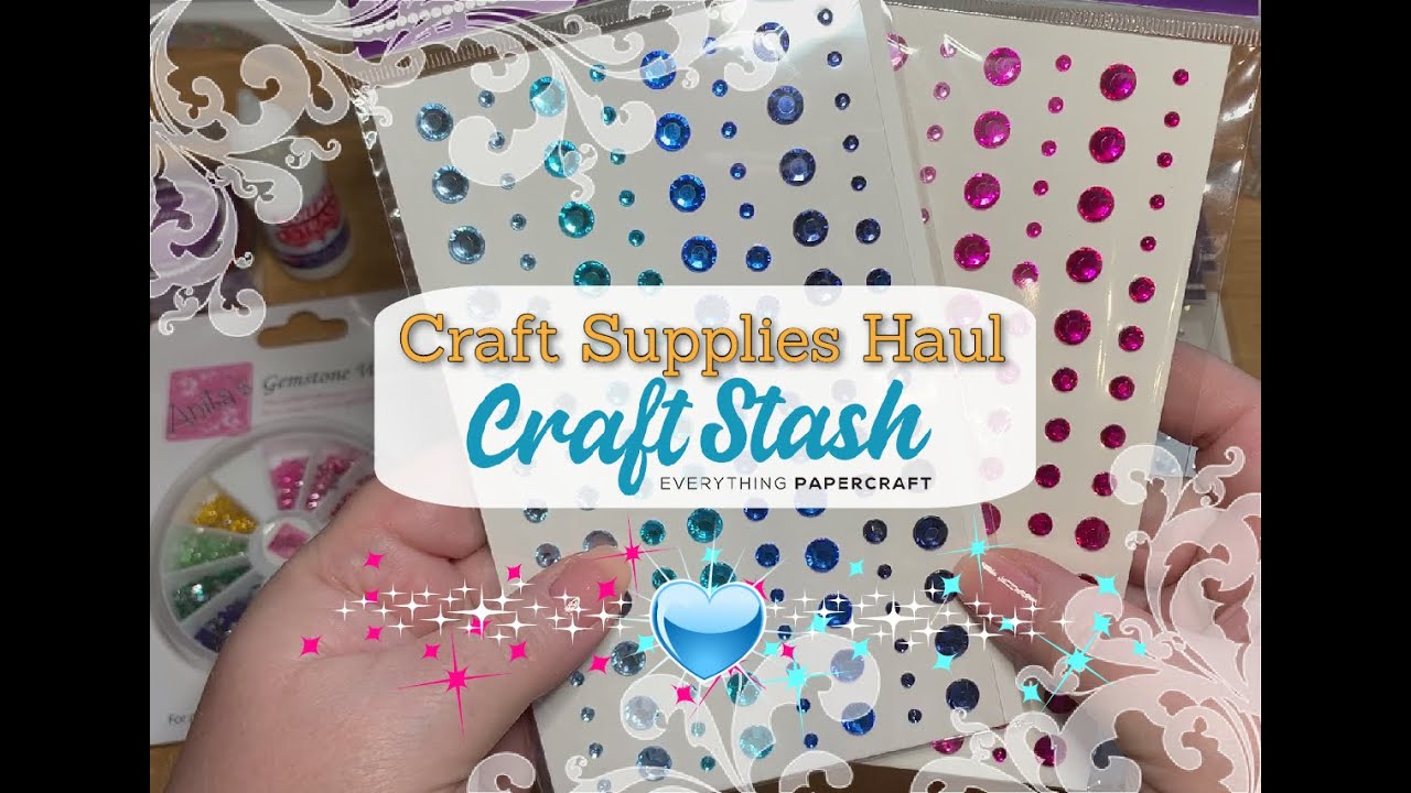 Craft 👩‍🎨 Stash 🎁 Unboxing Review | Paper Crafting Supplies 🛍 Haul ...