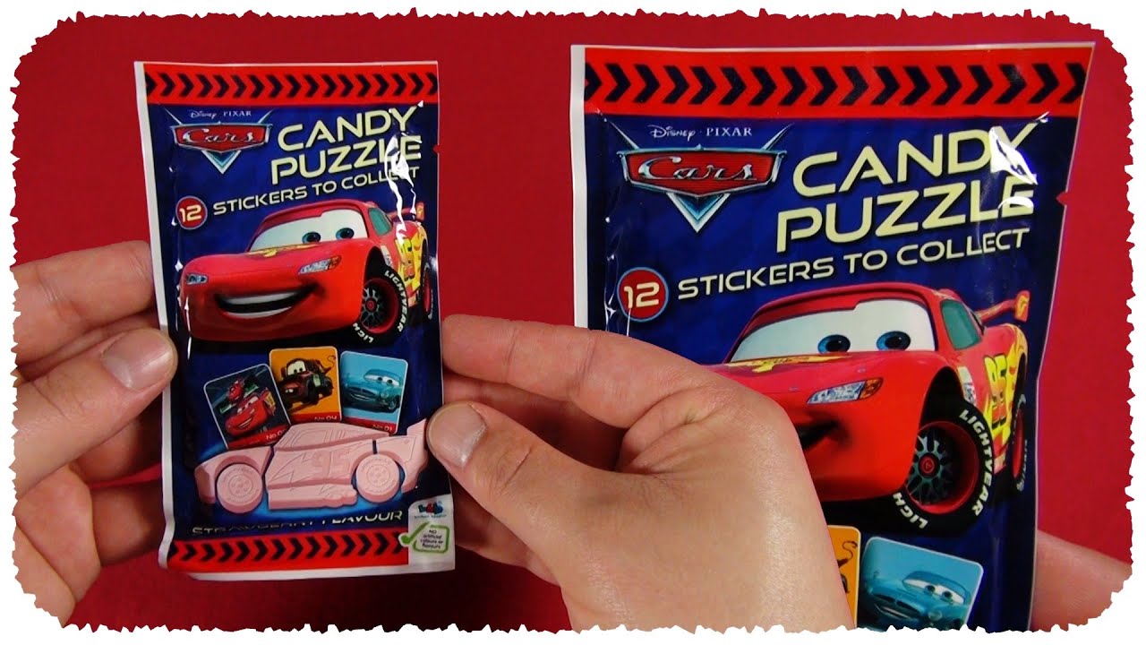 DISNEY CARS - Candy PUZZLE - YouTube