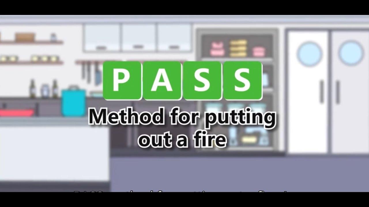 Extinguishing Fire using PASS Method - YouTube