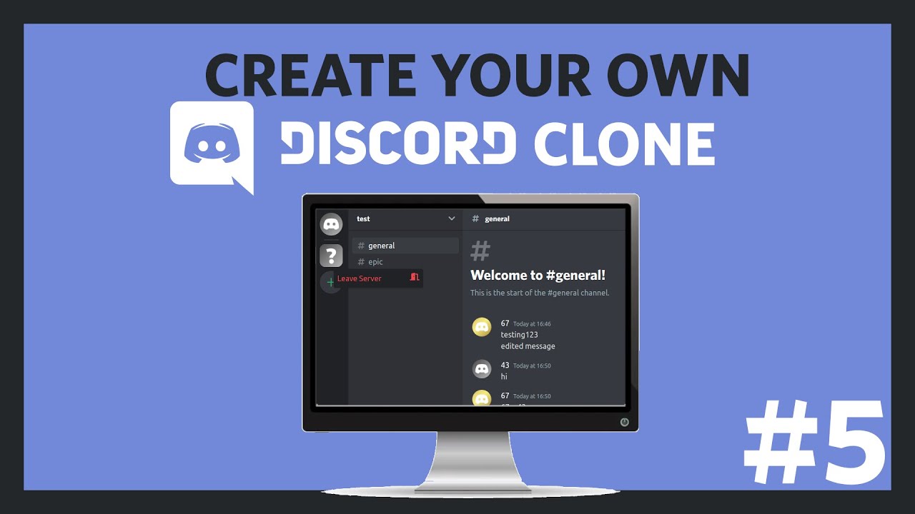 Placeholder Messages (Part 5) - Create Your Own Discord Clone - YouTube