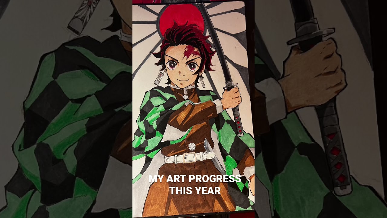 MY ART PROGRESS IN 1 YEAR. I NEVER GAVE UP🔥 - YouTube