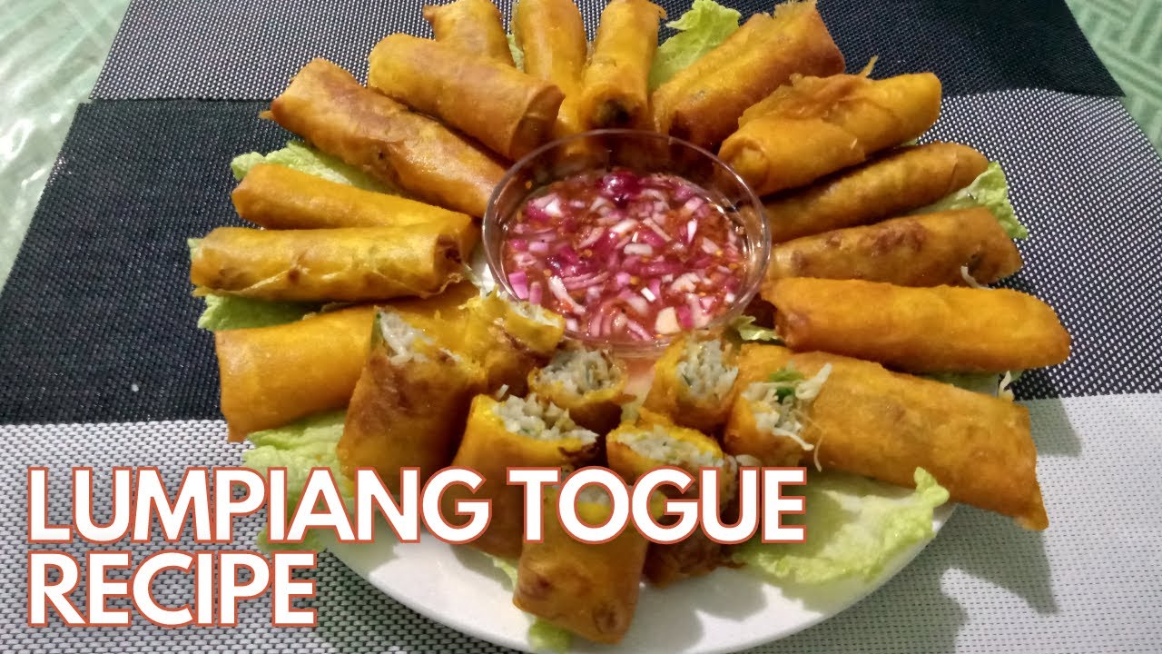 LUMPIANG TOGUE (BEAN SPROUTS SPRINGROLLS) - YouTube