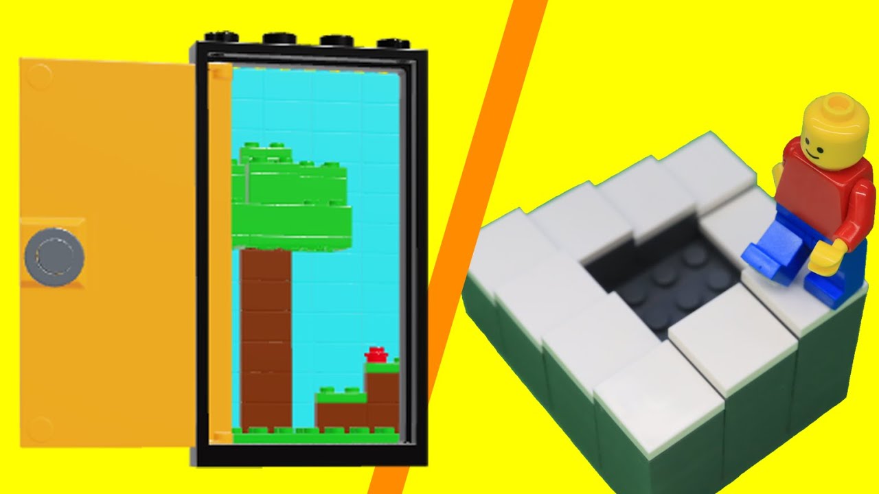3 visual trick LEGO creations - YouTube