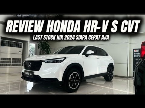 HRV TYPE TERENDAH !!! REVIEW HONDA HR-V S CVT - YouTube