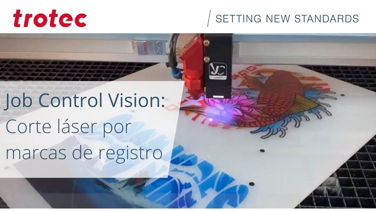 JobControl Vision: Corte láser por marcas de registro | Trotec Laser ...