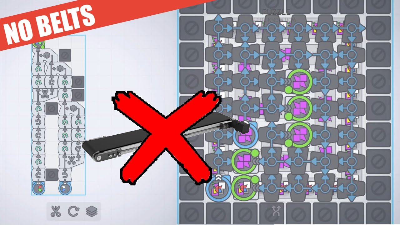 NO Conveyor Belts Challenge - YouTube