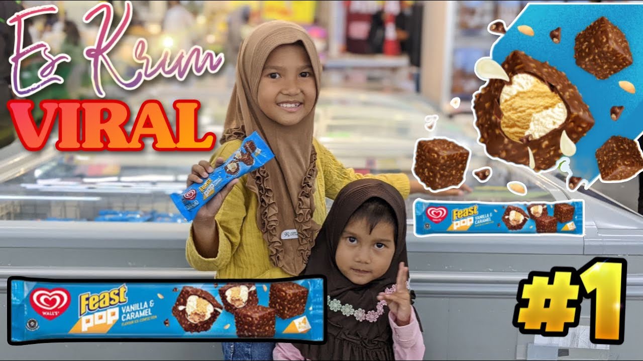 Es Krim Viral di Tik Tok Es Krim Kotak Kotak - YouTube