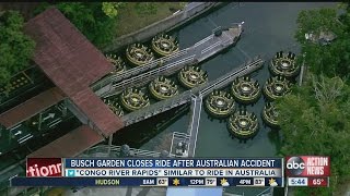 Busch Gardens closes ride after Australian accident