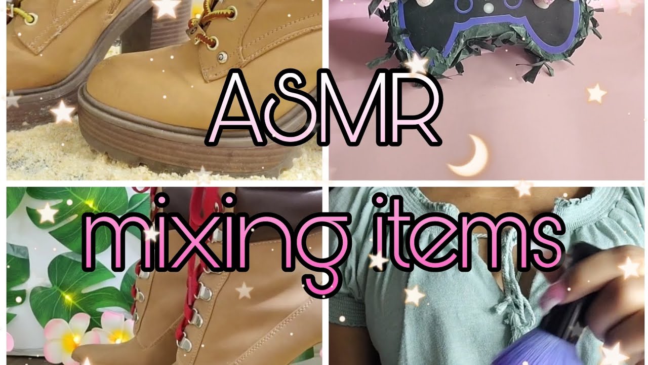ASMR mixing different items Part 2 😌🦊 - YouTube
