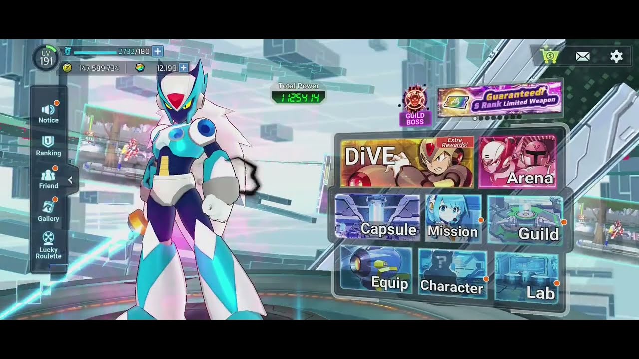 Mega Man X DiVE: ViA Banner Live Pulls - YouTube