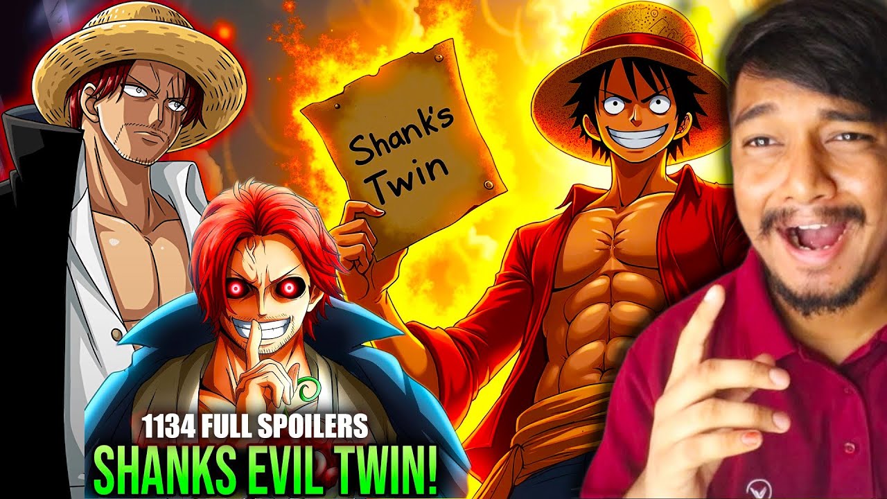 SHOCKING EVIL SHANKS IN ELBAF!🤯| One Piece Chapter 1134 Full Spoilers ...