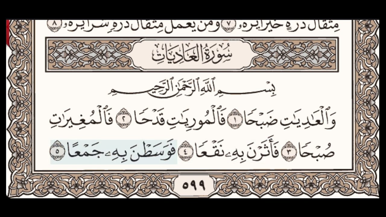 العاديات أيمن سويد. Surat Al-adiyat (100) , reciter Ayman Sweid - YouTube