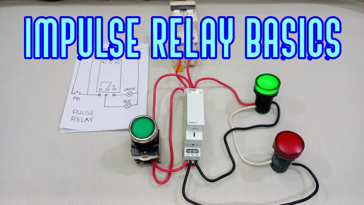 Impulse Relay Latching Pulse Switch Wiring and Diagram Basic Function | Local Electrician - YouTube