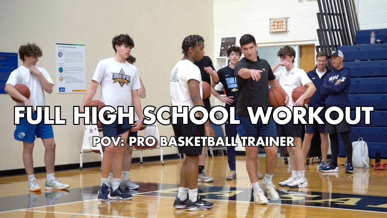 How To Run A High School Group Workout! With 1v1 to 1v2 & 3v3 Build Ups ...
