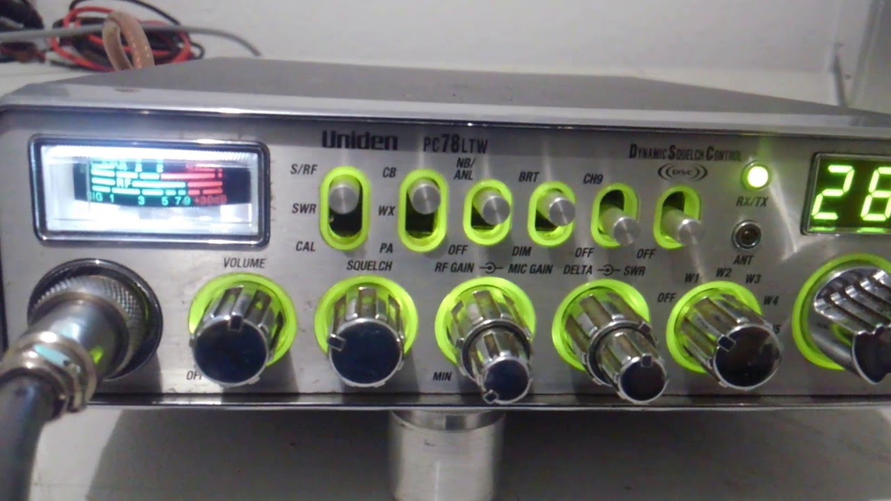 Uniden PC78LTW Made in the Philippines, "Gump Tuned" - YouTube