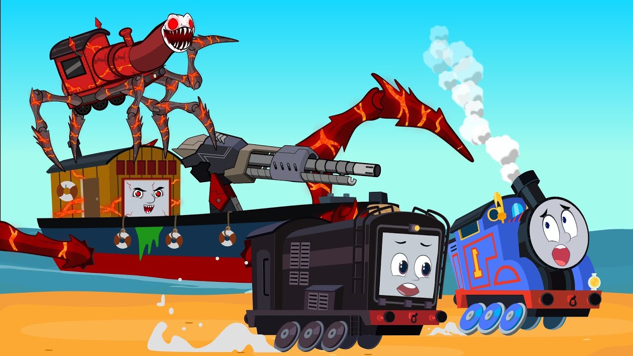 Bulstrode Monster VS Thomas and Diesel #soloanimation - YouTube