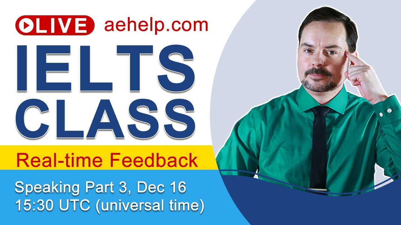 IELTS Speaking Part 3 Live Class about Future Tech 2023 12 16 - YouTube