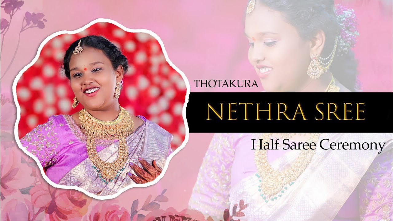 Thotakura Nethra Sree Ceremony || Sanjay Captures #saree ceremony - YouTube