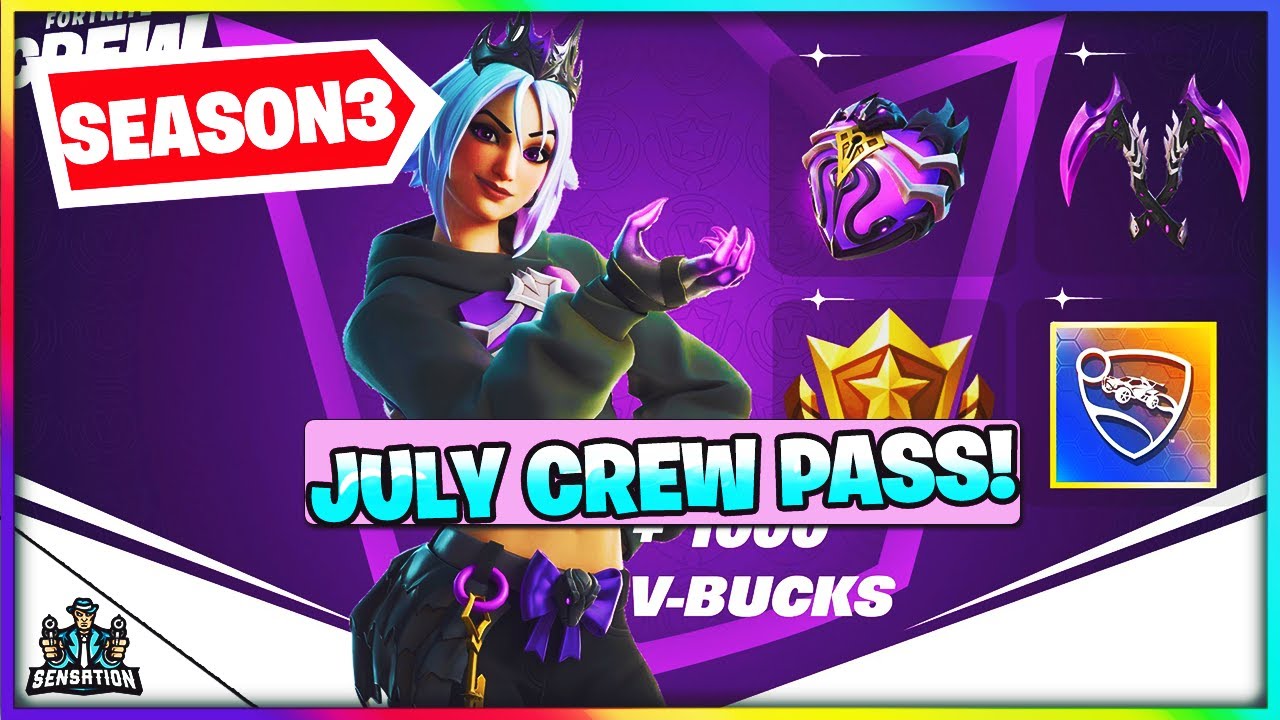 JULY 1ST CREW PACK FORTNITE - YouTube