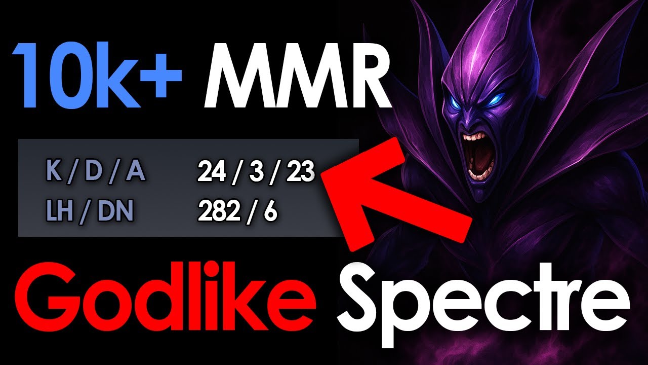 10k+ MMR Spectre — Easy Position Carry (Immortal) | Patch 7.39e - YouTube