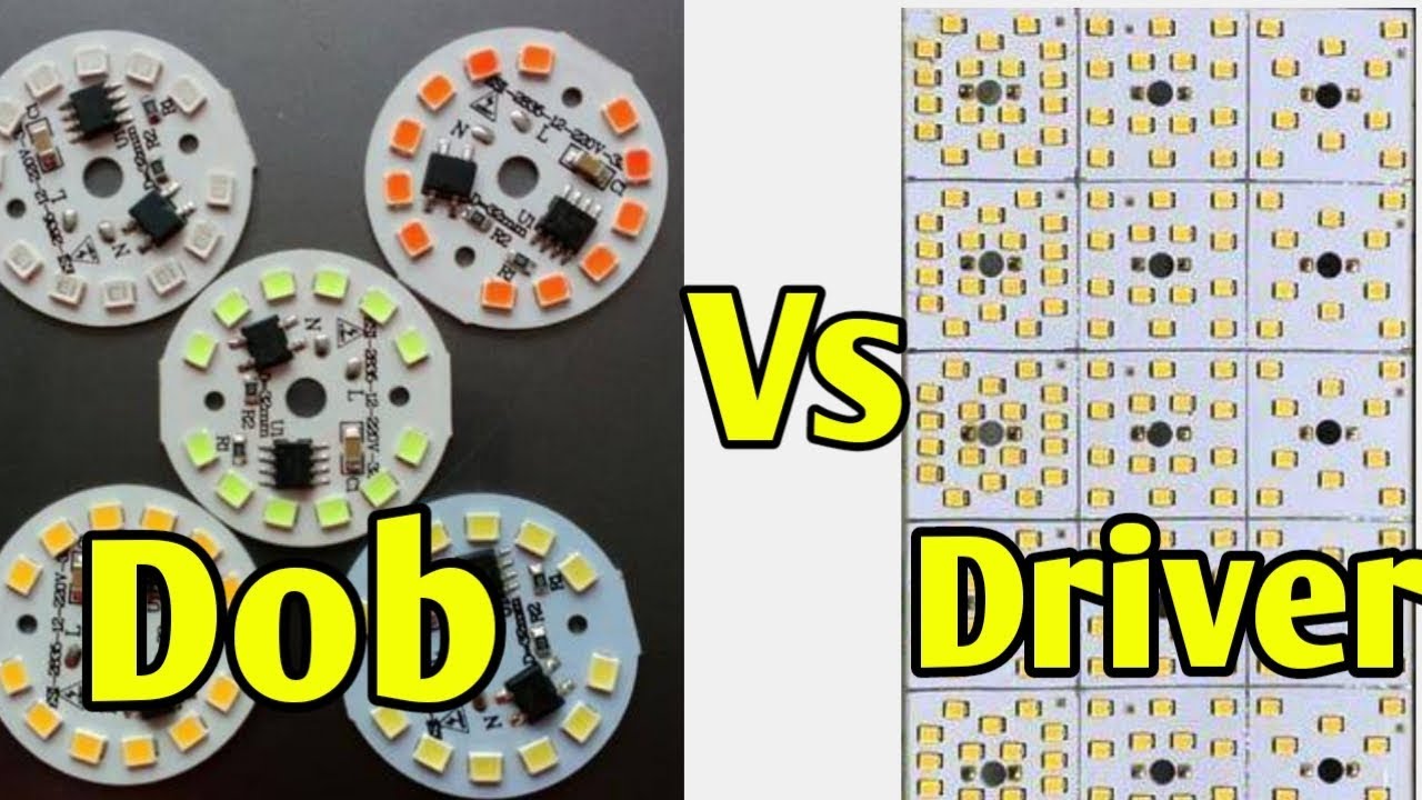 Dob Vs Driver Led Bulb पूरी जानकारी | Led Dob Bulb Vs Led Driver Bulb ...