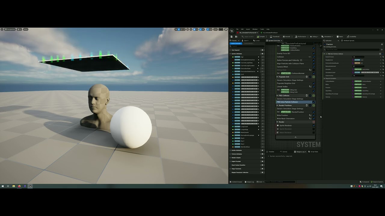 Static Mesh breaking simulation using Pivot Painter data and Niagara part 3 - YouTube