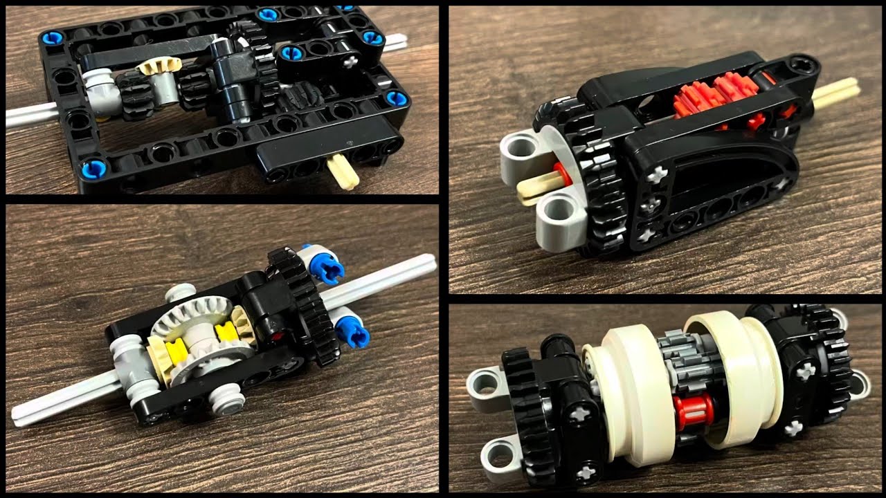 4 Ways to Build a LEGO Differential (Level 1 - 4) - YouTube