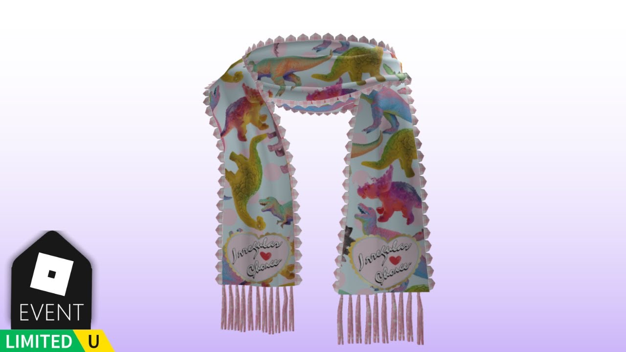 FREE LIMITED UGC: How to get the Irregular Choice Blue Dinosaur Scarf ...