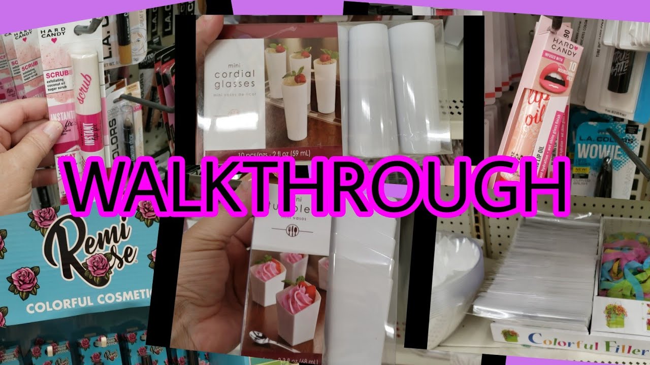 DOLLAR TREE SHOP WITH ME 💃💃 NEW HARD CANDY!!! - YouTube