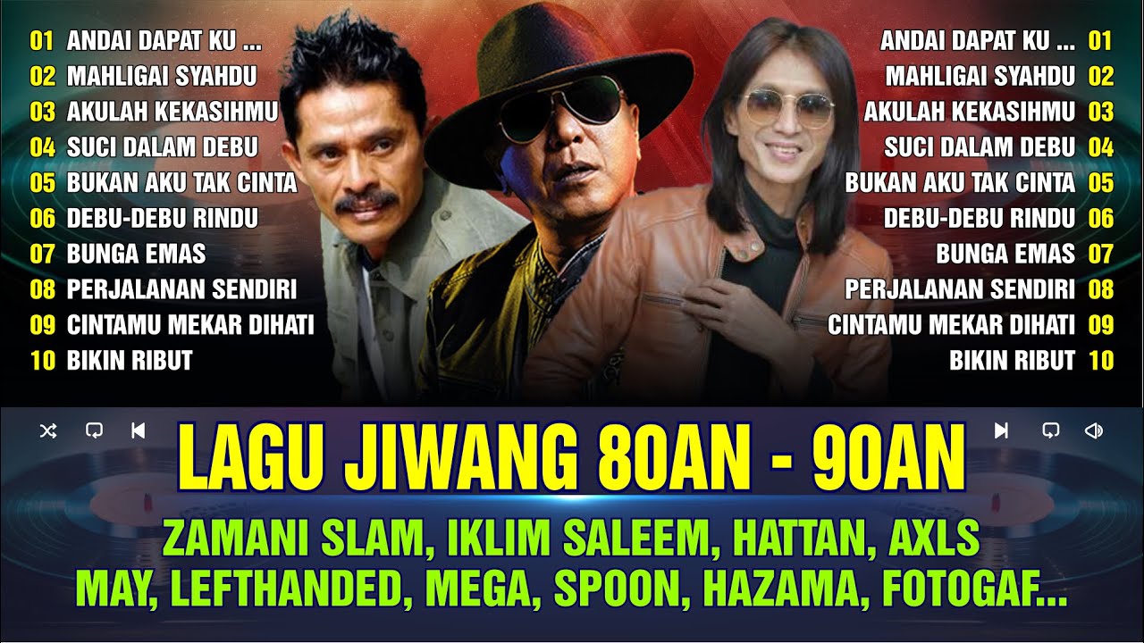 LAGU JIWANG 80AN DAN 90AN TERBAIK💥 LAGU SLOW ROCK MALAYSIA ~ LAGU ...