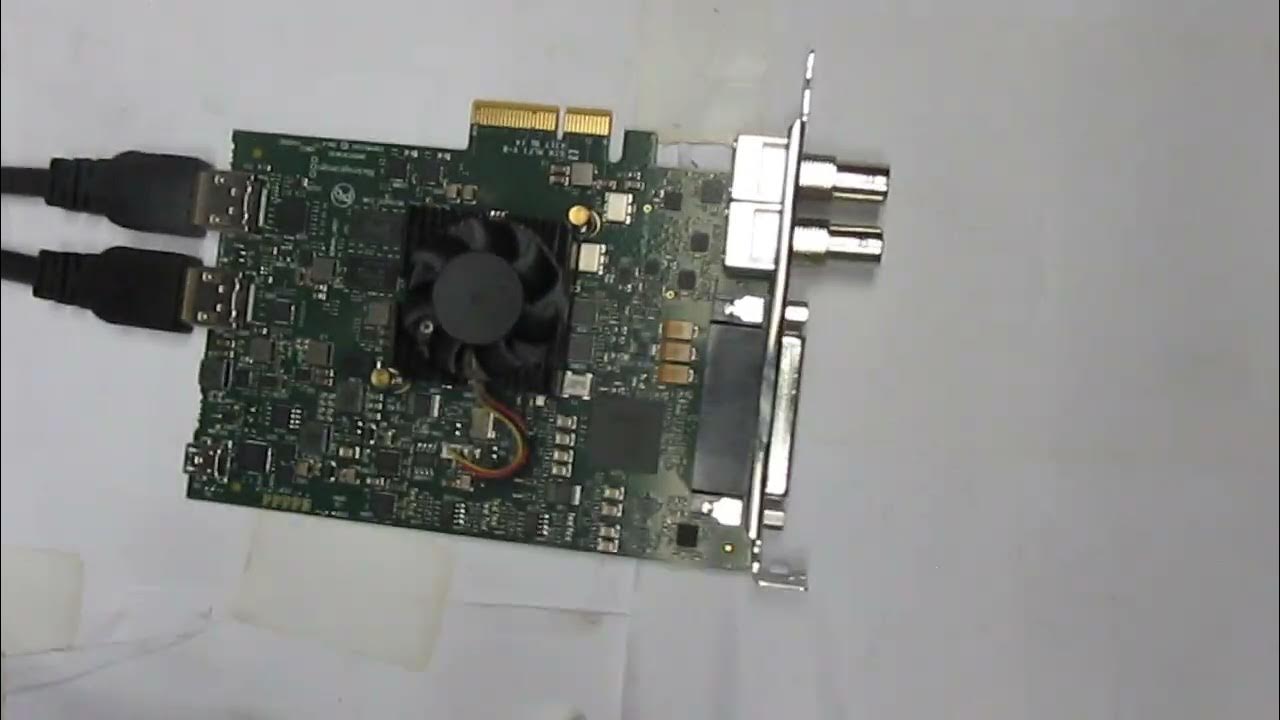 Blackmagic Design Decklink Studio 4K - YouTube