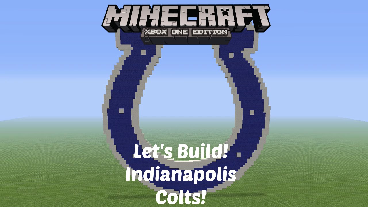 Minecraft Let's Build: NFL Logos - Indianapolis Colts (Xbox One) [HD ...