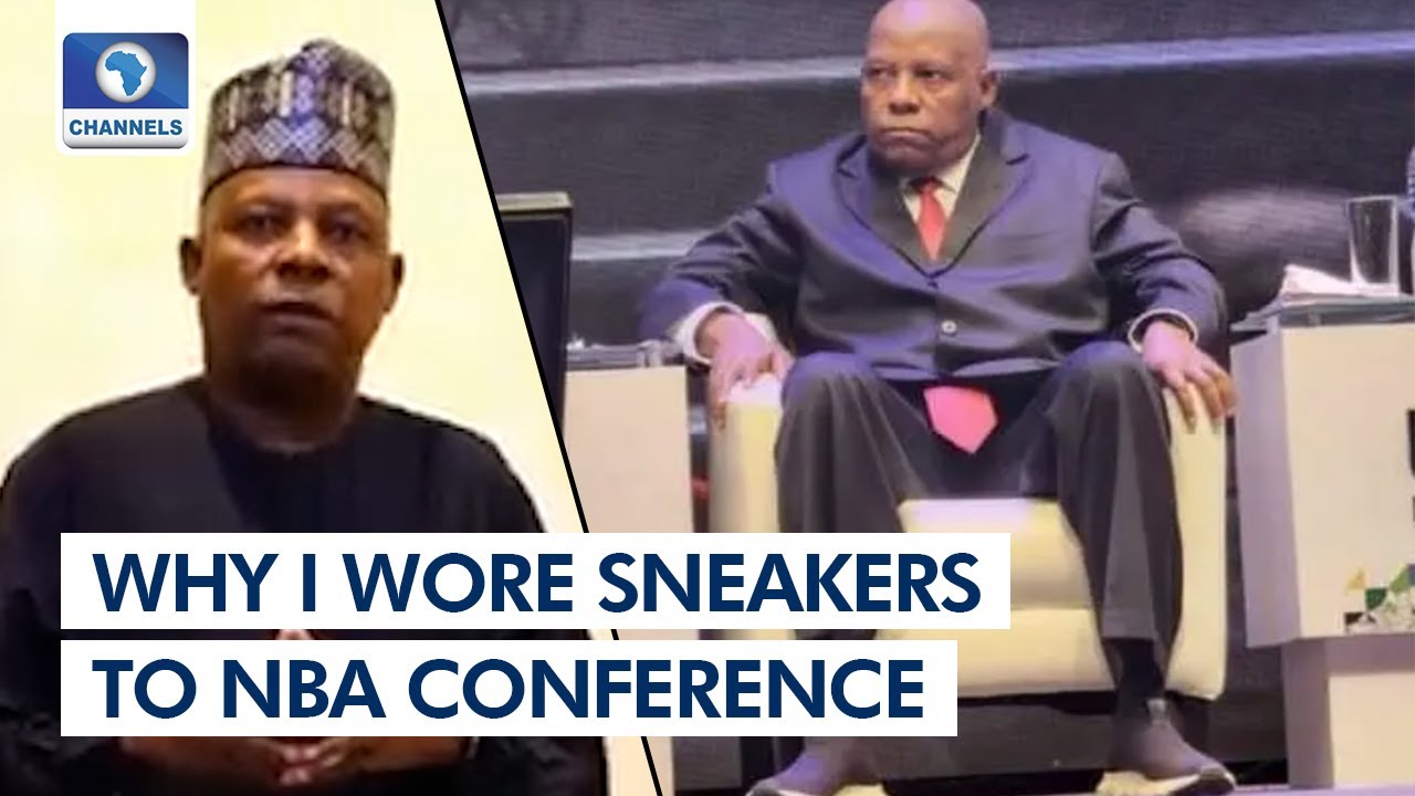 Why I Wore Sneakers To NBA Conference – Shettima - YouTube