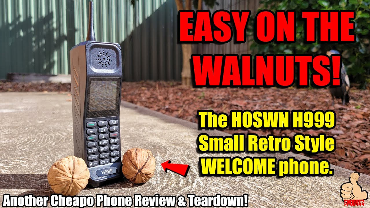 The HOSWN H999 Small Retro WELCOME phone is a phone that promises to go ...