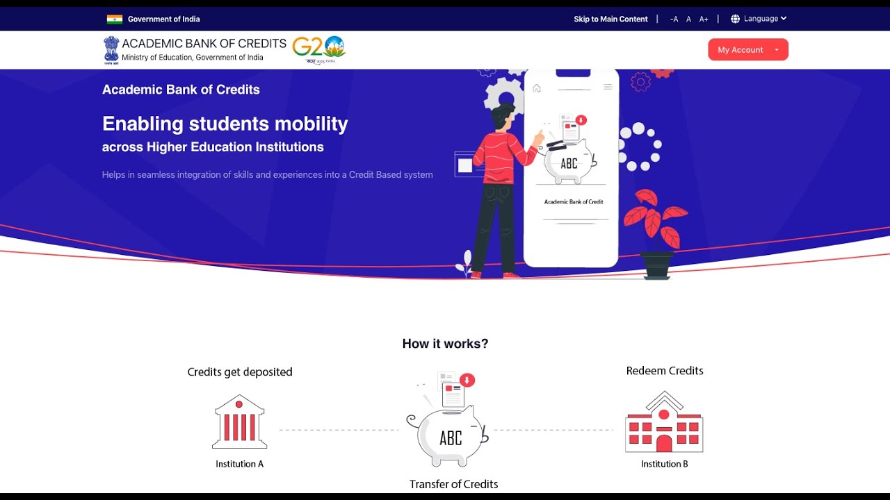 Creating Academic Bank of Credits ID - YouTube